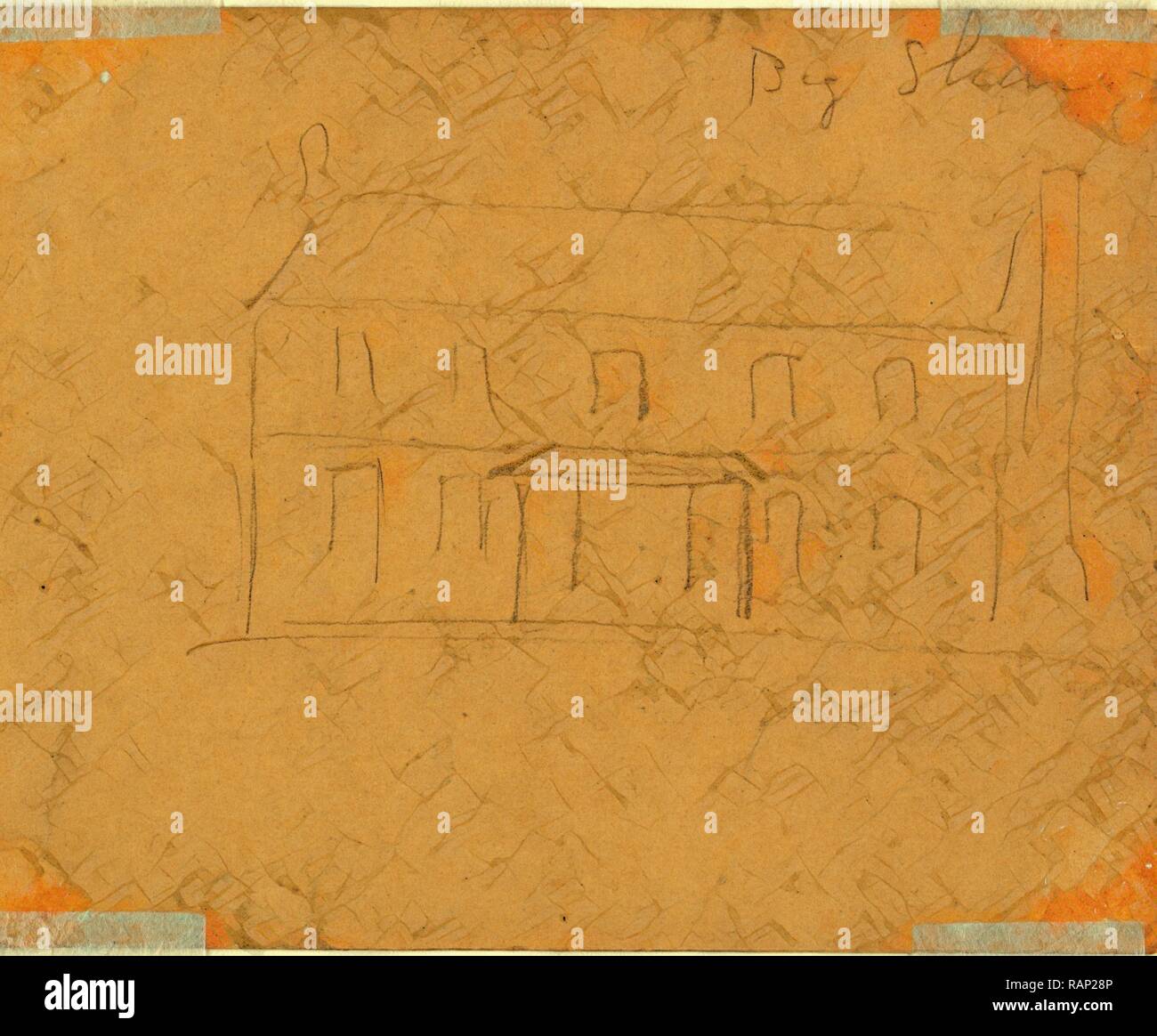 Big Shanty, 1864 June-July, drawing, 1862-1865, by Alfred R Waud, 1828 ...