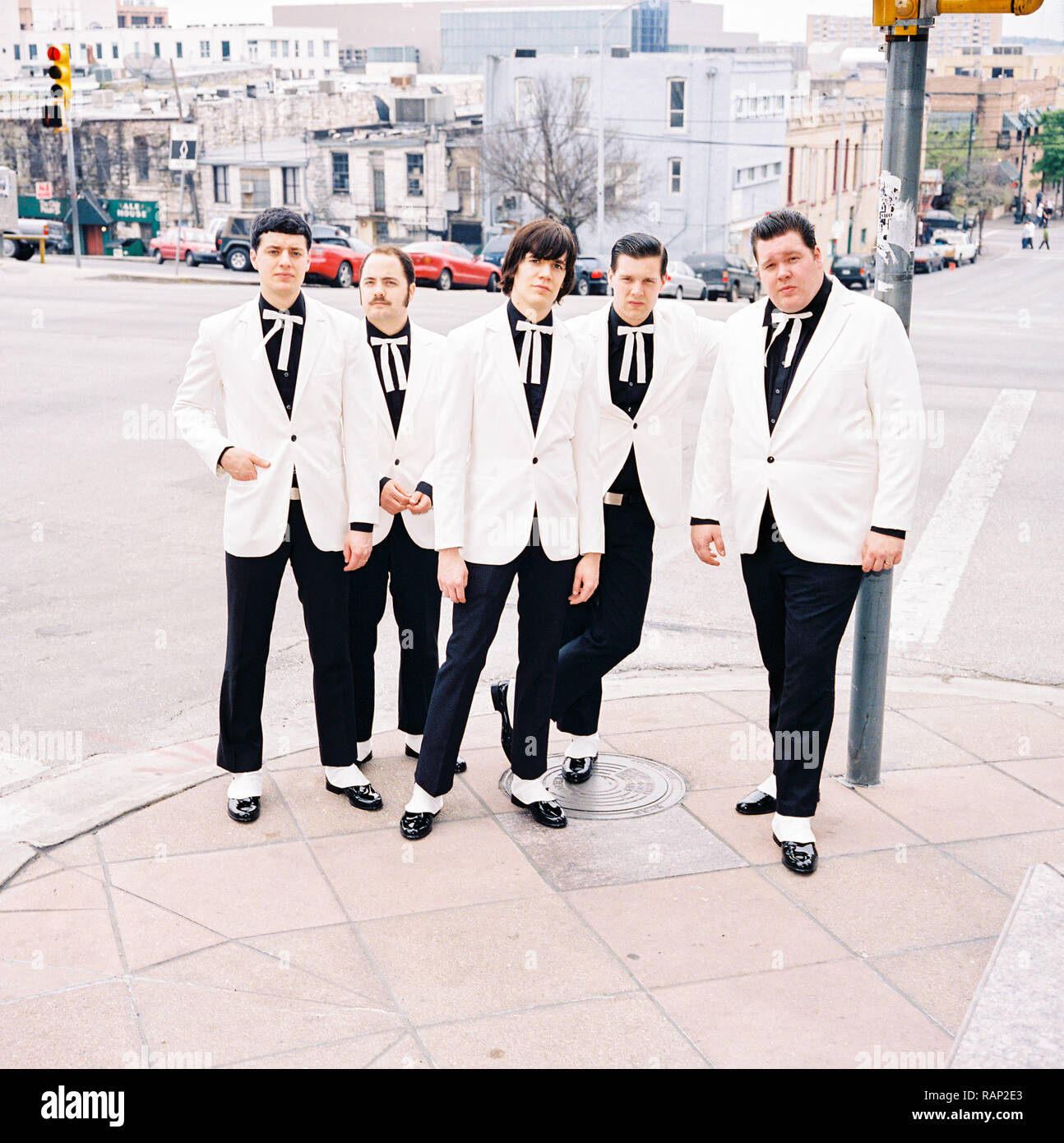 The Hives a Swedish rock band, photographed in, Austin Texas, United ...