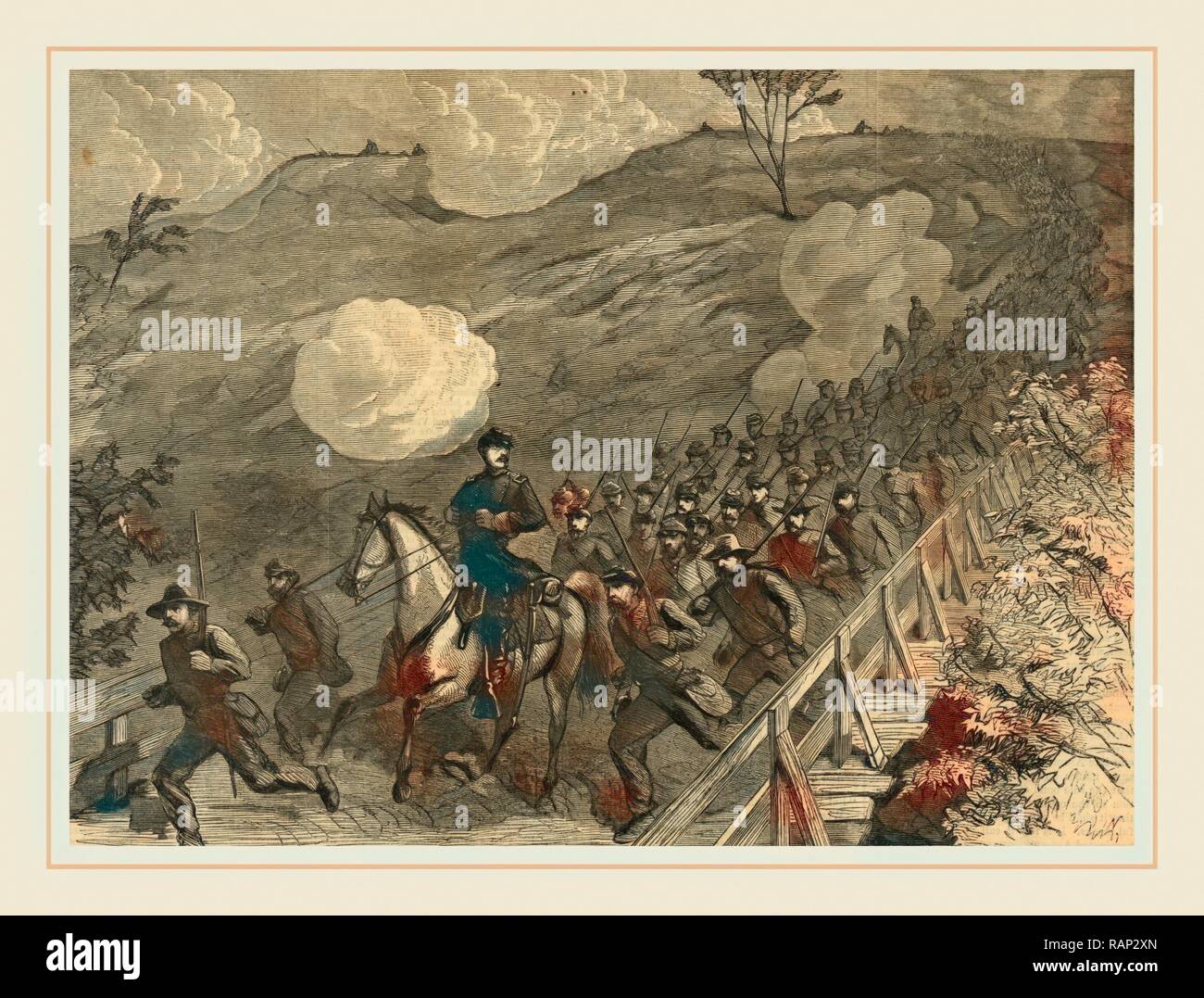 Grants' Great Campaign-the New York 14th Heavy Artilery crossing ...