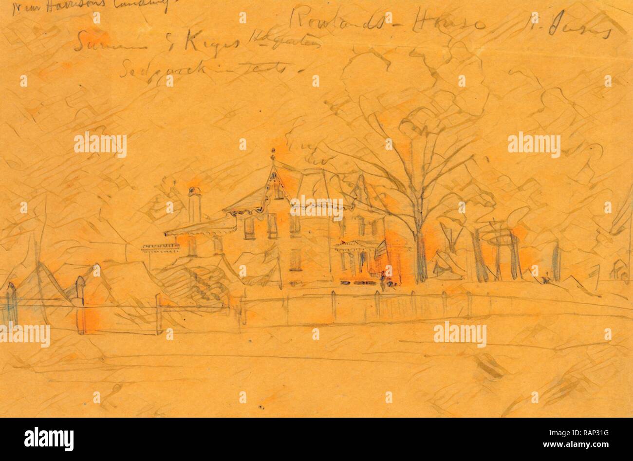 Alfred waud american civil war sketches collection hi-res stock ...