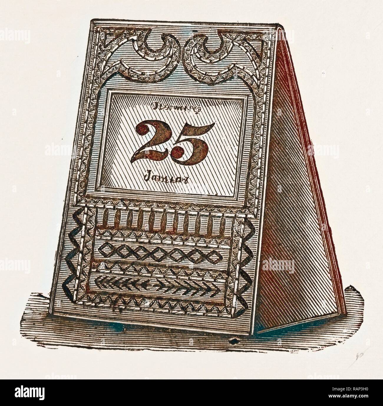 ORNAMENTAL ALMANAC, 19th Century. Reimagined by Gibon. Classic art with ...