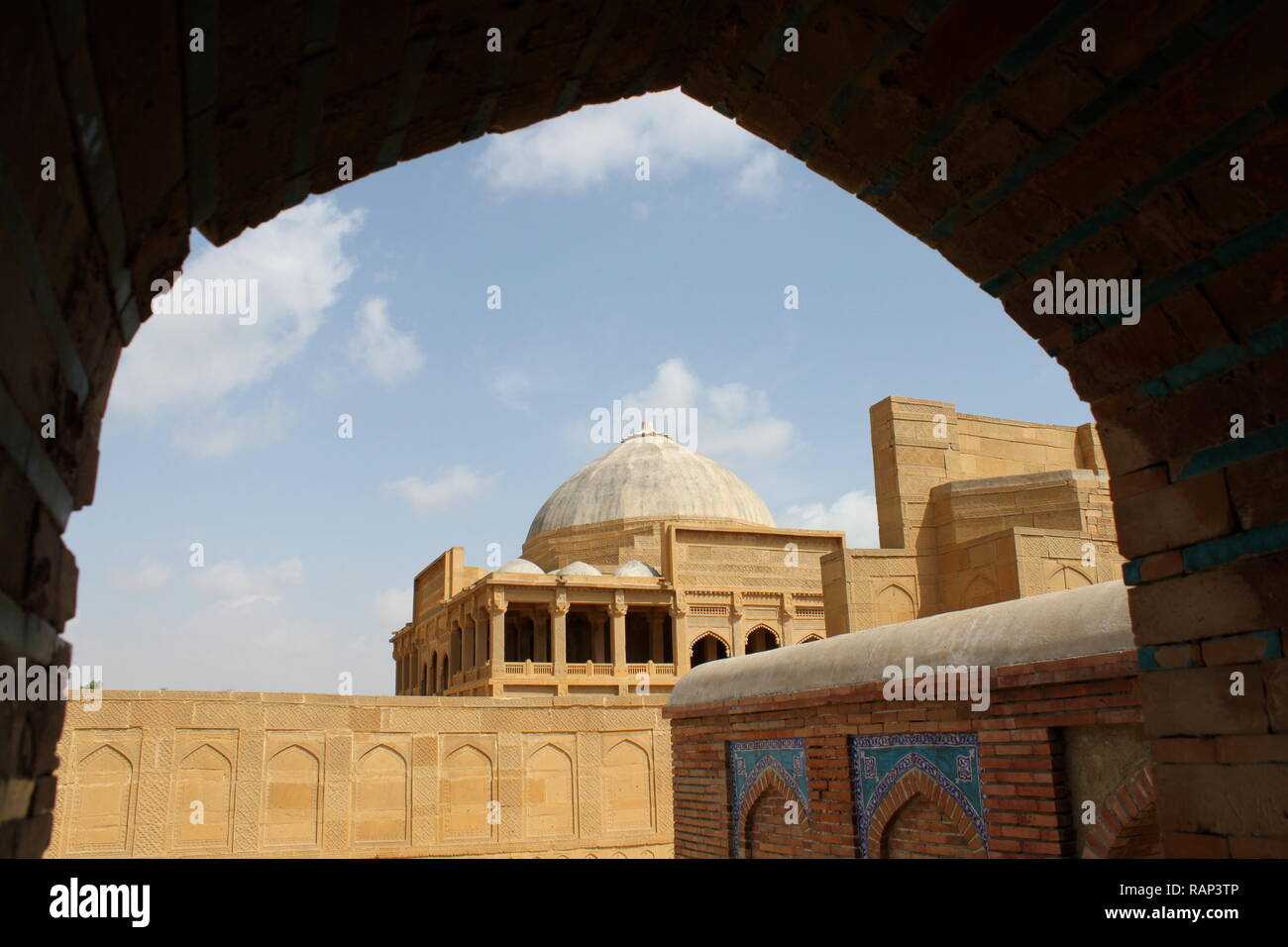 Historical monuments of the 14th century near karachi hi-res stock ...