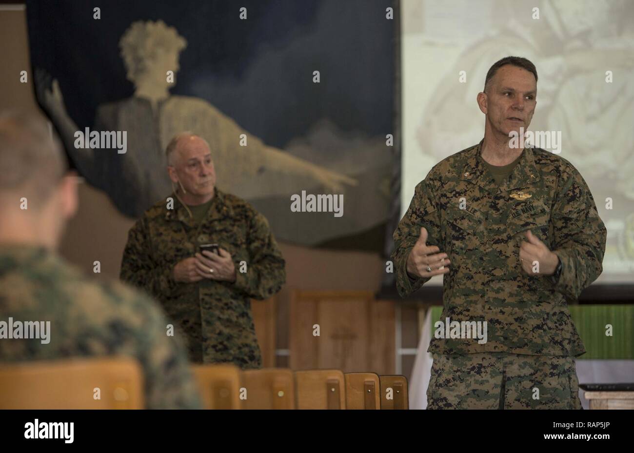 U.S. Navy Cmdr. Jeff Saville, Deputy Base Chaplain, Marine Corps ...