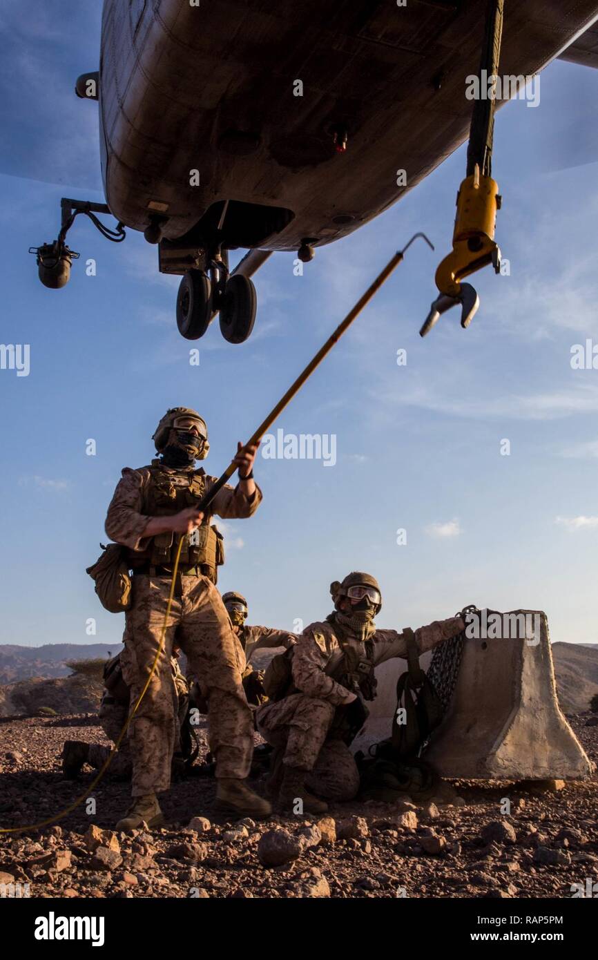 ARTA BEACH, Djibouti (Feb. 16, 2017) U.S. Marine Cpl. Sean Bensel, a ...