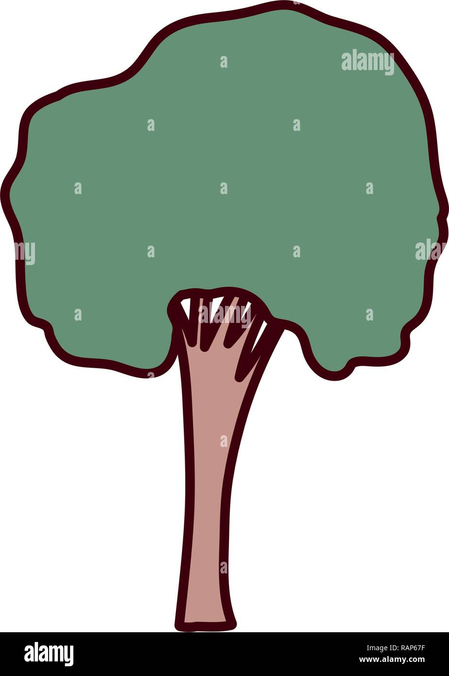 Tall plants garden Stock Vector Images - Alamy