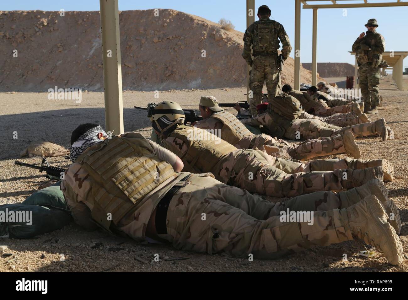 British soldiers fire rifles during hi-res stock photography and images ...