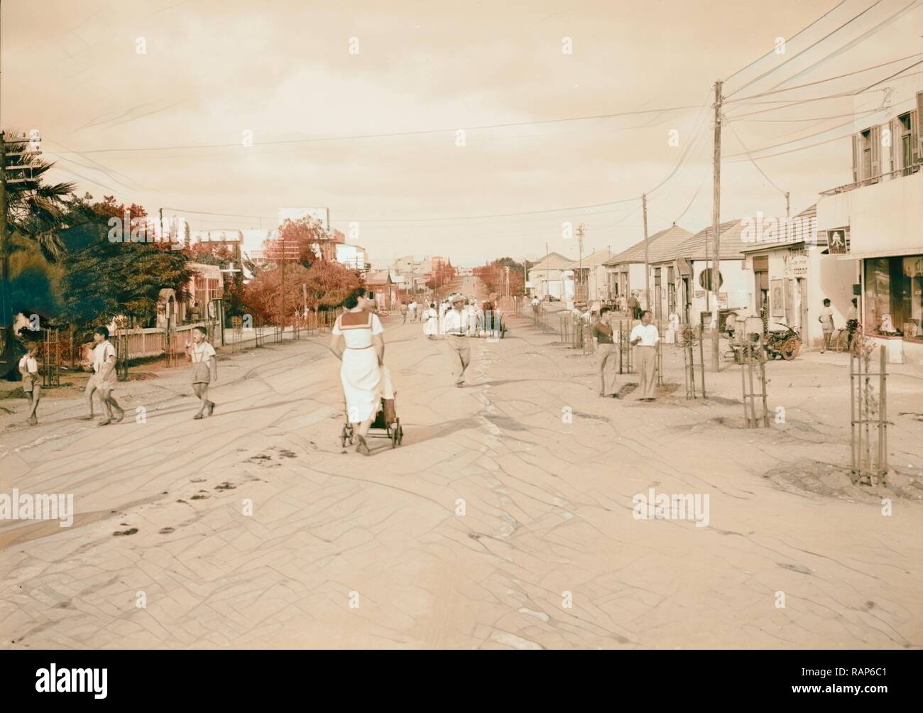 Jewish coastal colonies Herzlia, Ra'nana, Nathania, Khudeira. Ra'nana ...