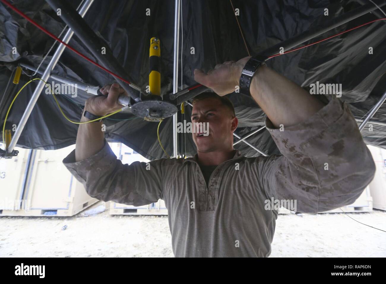 U.S. 5th Fleet Area of Operations- U.S. Marine Cpl. Tyler Simpson, a ...
