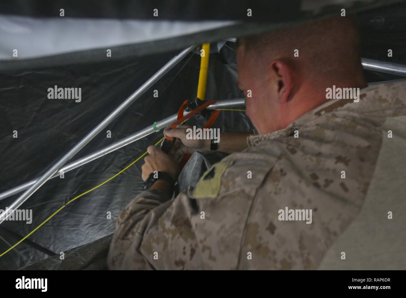 U.S. 5th Fleet Area of Operations- U.S. Marine Cpl. Tyler Simpson, a ...