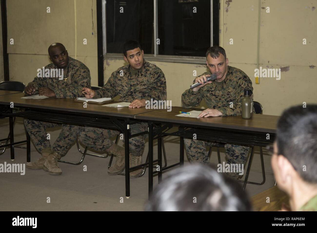 U.S. Marine Corps Capt. David Waters, a reserve legal support officer ...