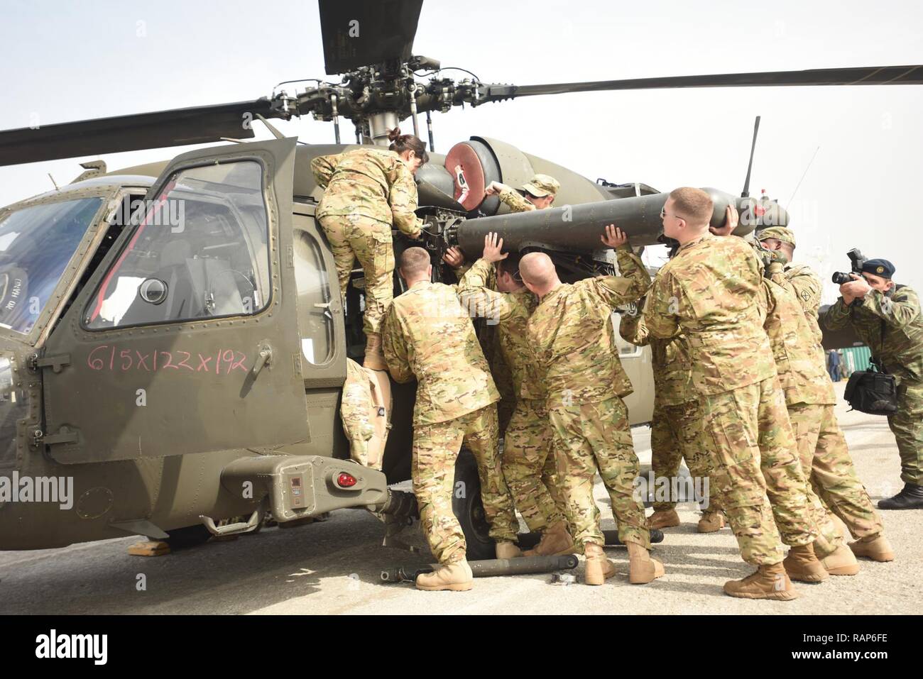 THESSALONIKI, Greece - U.S. Army UH-60 Black Hawk helicopter crew ...