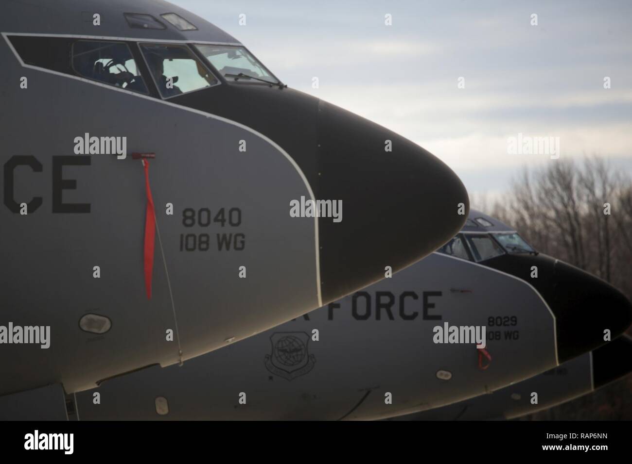 New Jersey Air National Guard KC-135 Stratotankers from the 108th Wing ...
