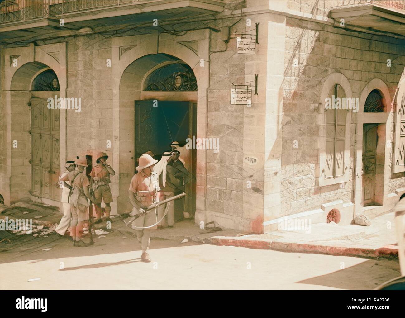 Rebel attack on Bethlehem, Sept. 14, 1938 The Bethlehem post office ...