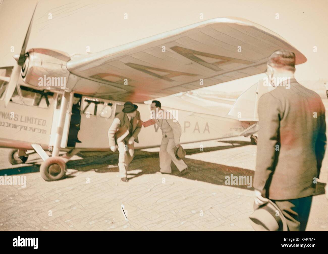 Return of His Excellency from London, Sunday Oct. 16, 1938. Sir Harold ...