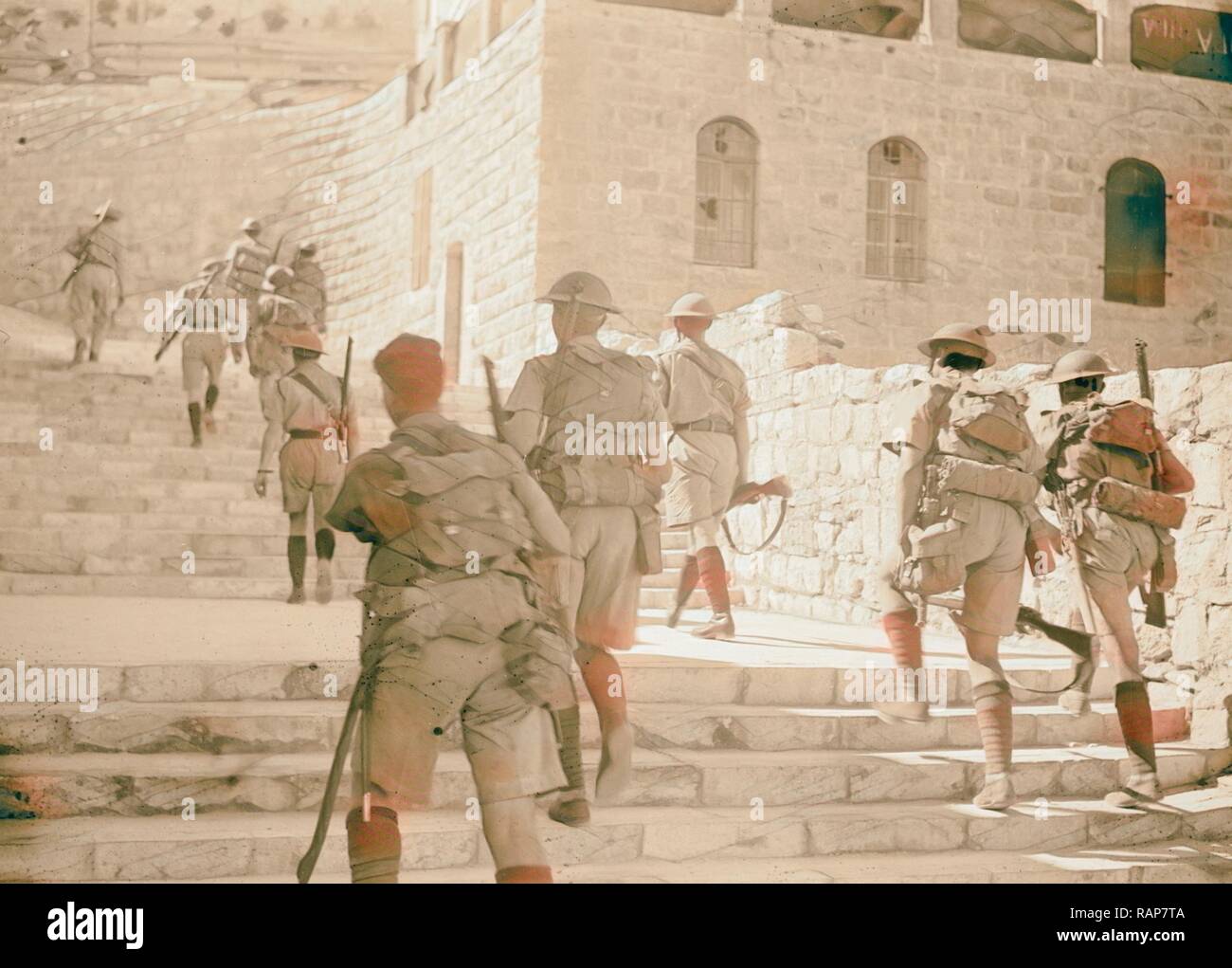 The raising of the siege of Jerusalem Typical scene of troops in Old ...