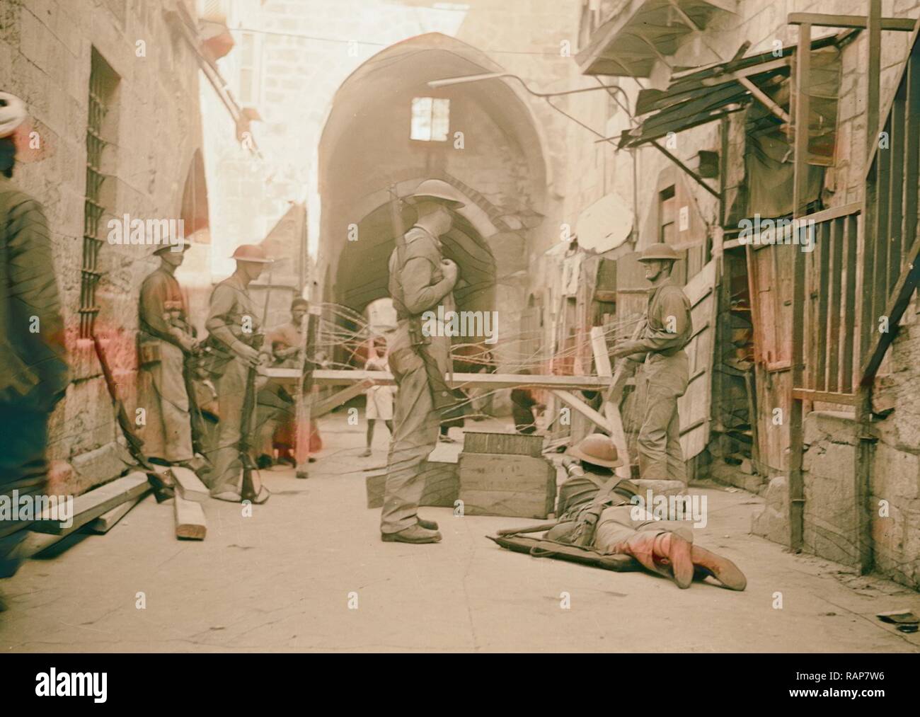 The raising of the siege of Jerusalem Typical scene of troops in Old ...