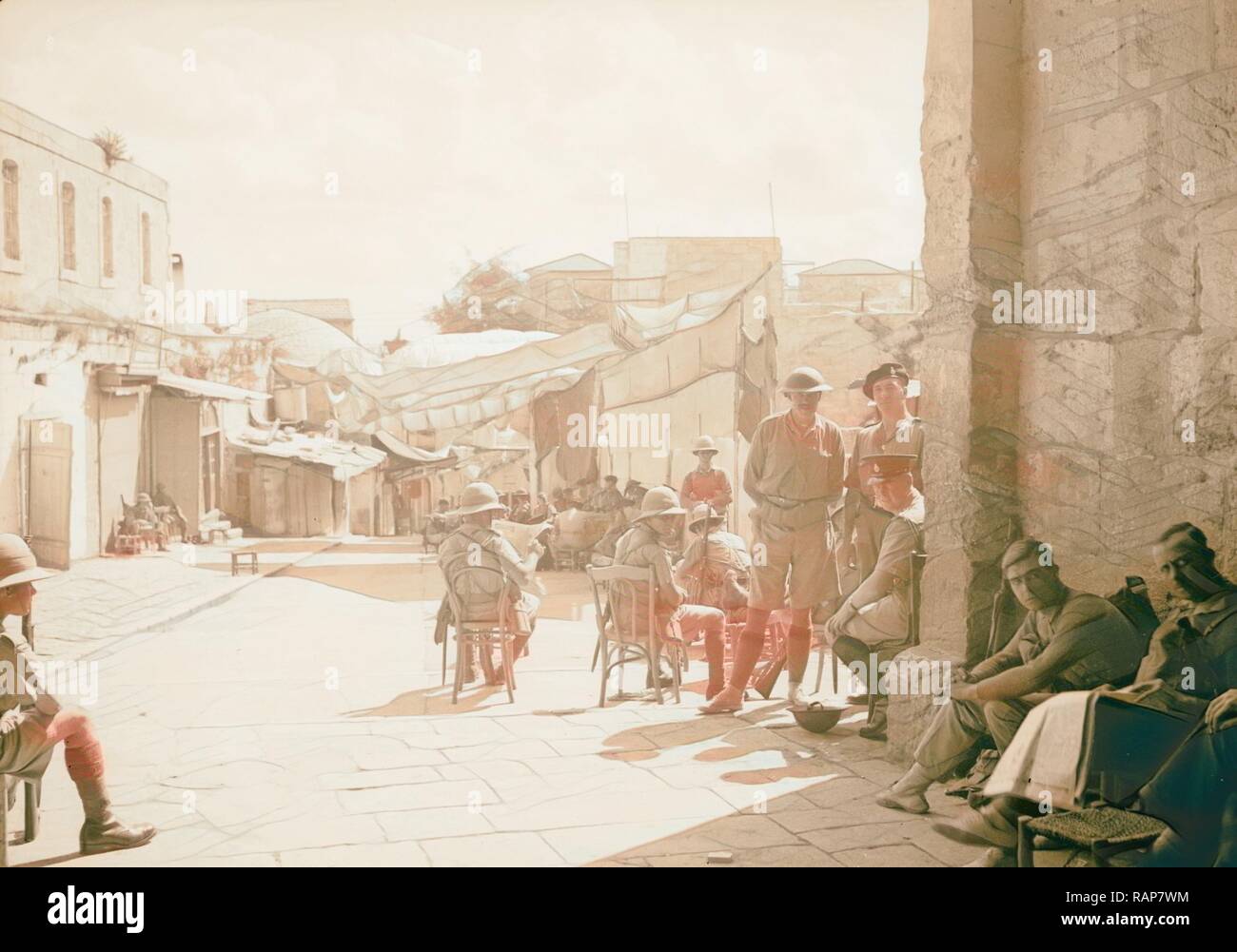 The raising of the siege of Jerusalem Typical scene of troops in Old ...