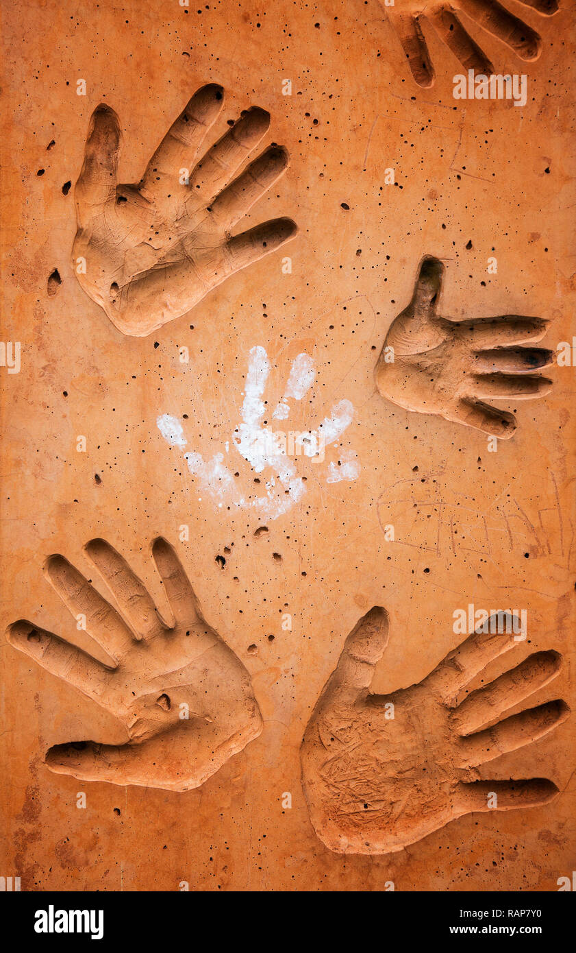 Handprint And Ancient High Resolution Stock Photography and Images - Alamy