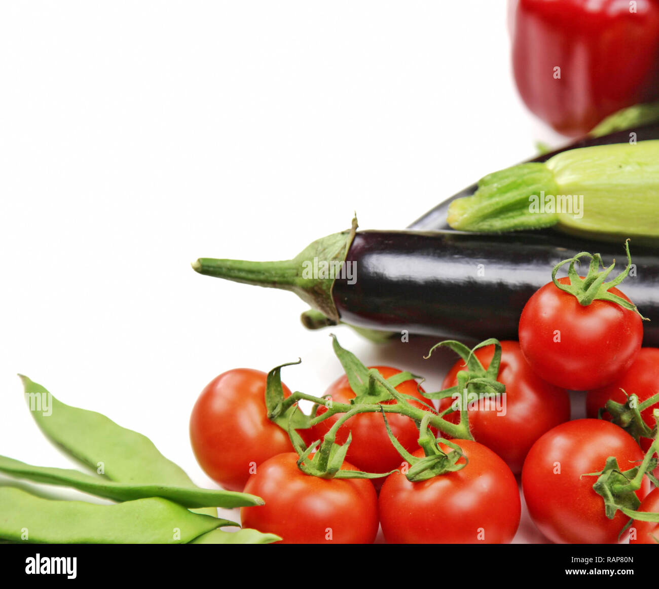 Healthy Fresh Mix of Raw Vegetable Composition Photo Stock Photo - Alamy