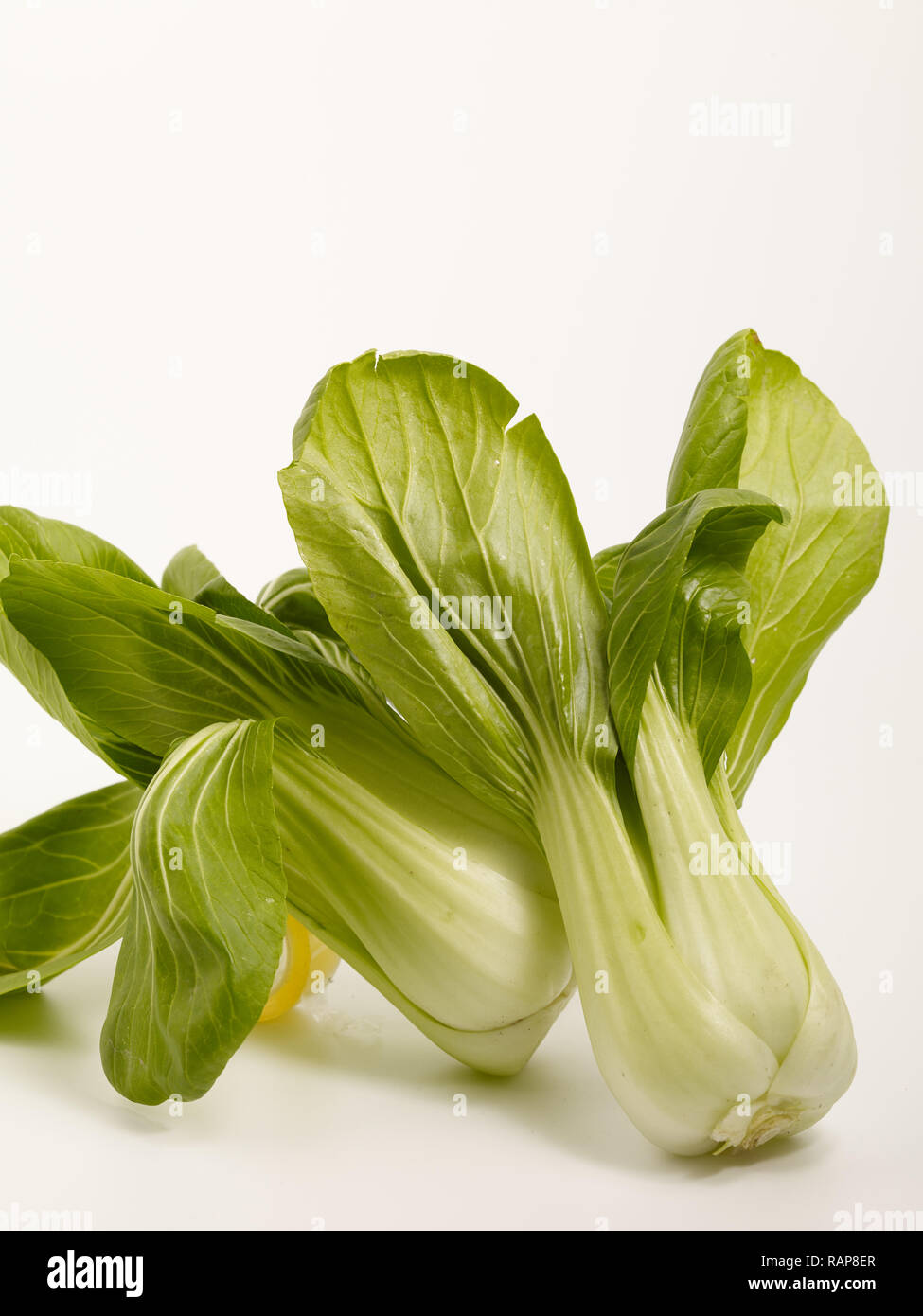 Bok Choy vegetable on white background, food photograph Stock Photo - Alamy