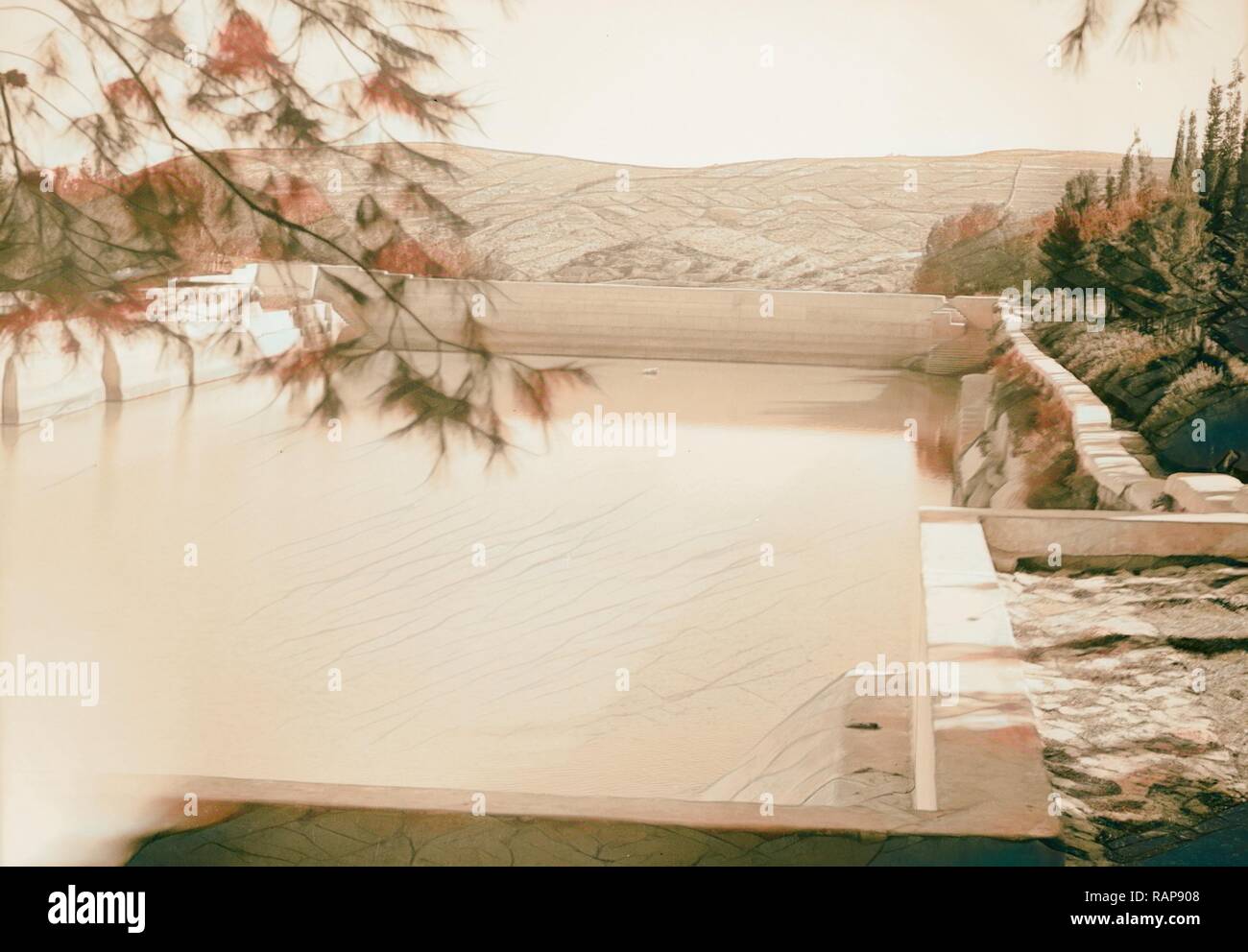 Solomon's Pool. 1934, West Bank. Reimagined by Gibon. Classic art with ...