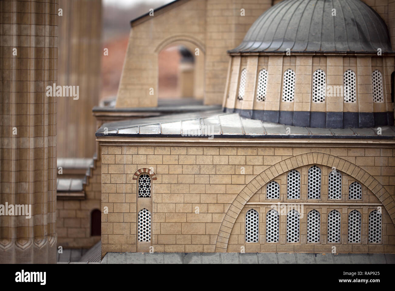 Model Art of Historical Building. The Imitation was taken from a museum ...