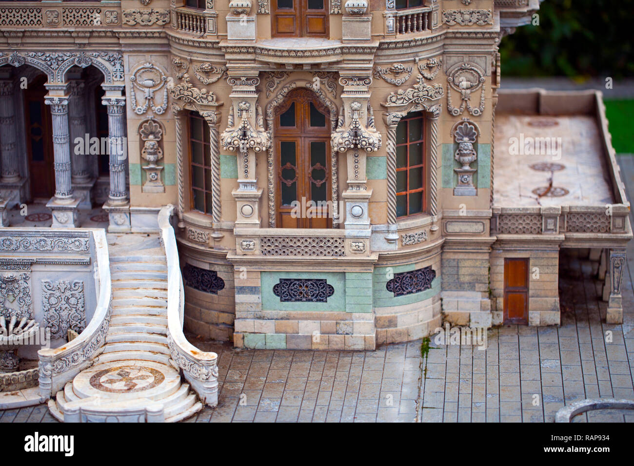 Model Art of Historical Building. The Imitation was taken from a museum ...