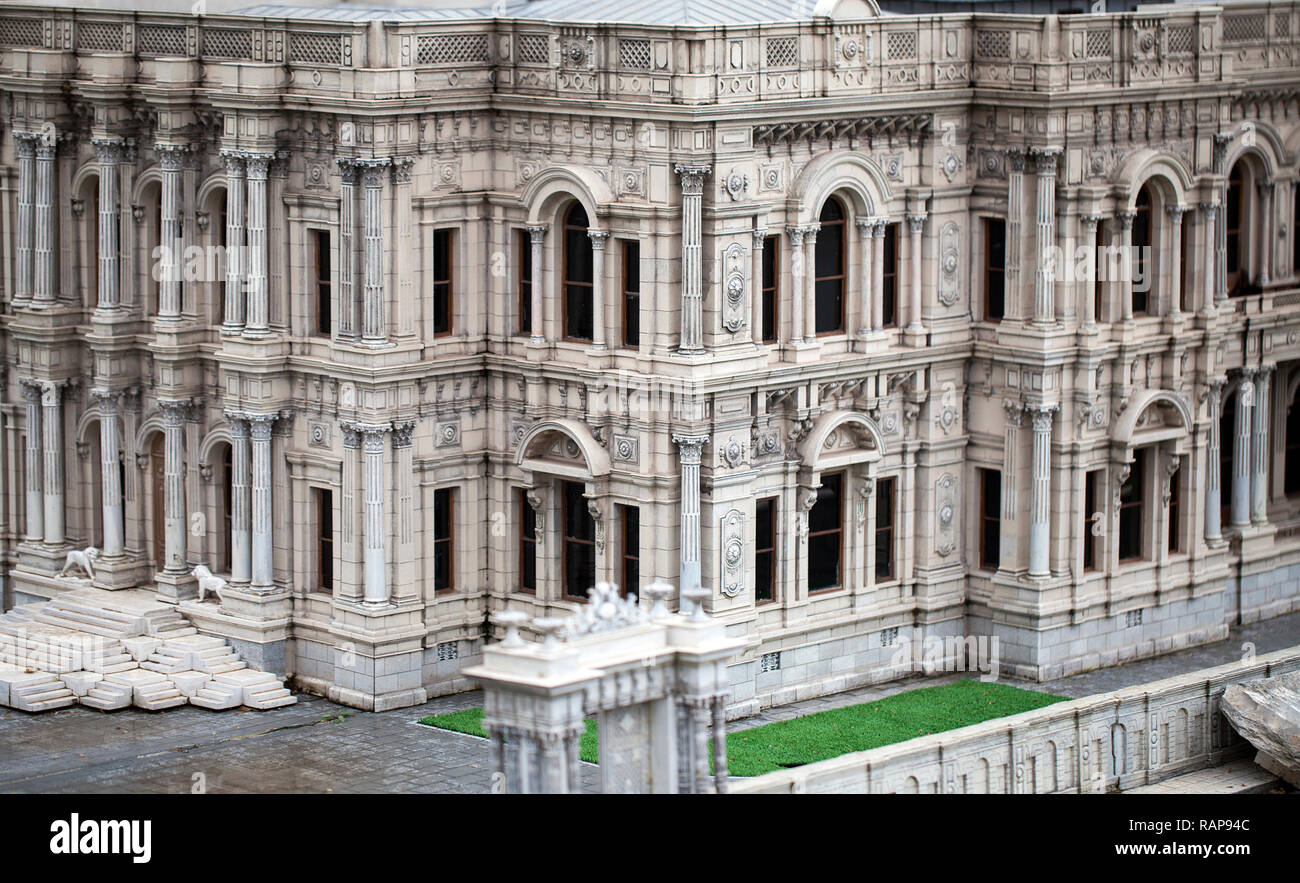 Model Art of Historical Building. The Imitation was taken from a museum ...