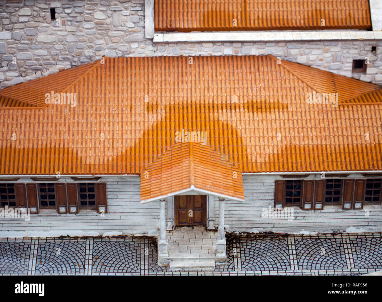 Model Art of Historical Building. The Imitation was taken from a museum ...