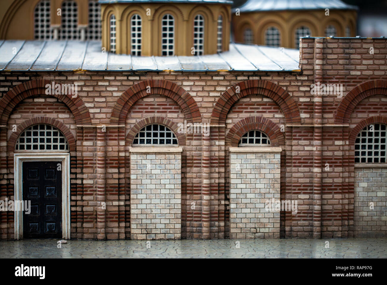 Model Art of Historical Building. The Imitation was taken from a museum ...