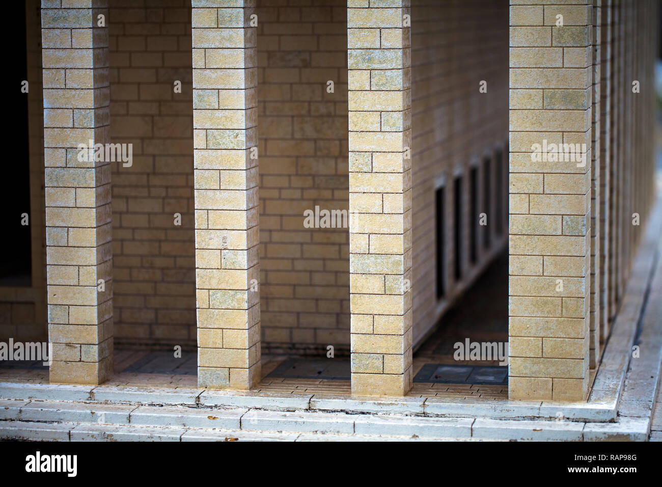 Model Art of Historical Building. The Imitation was taken from a museum ...