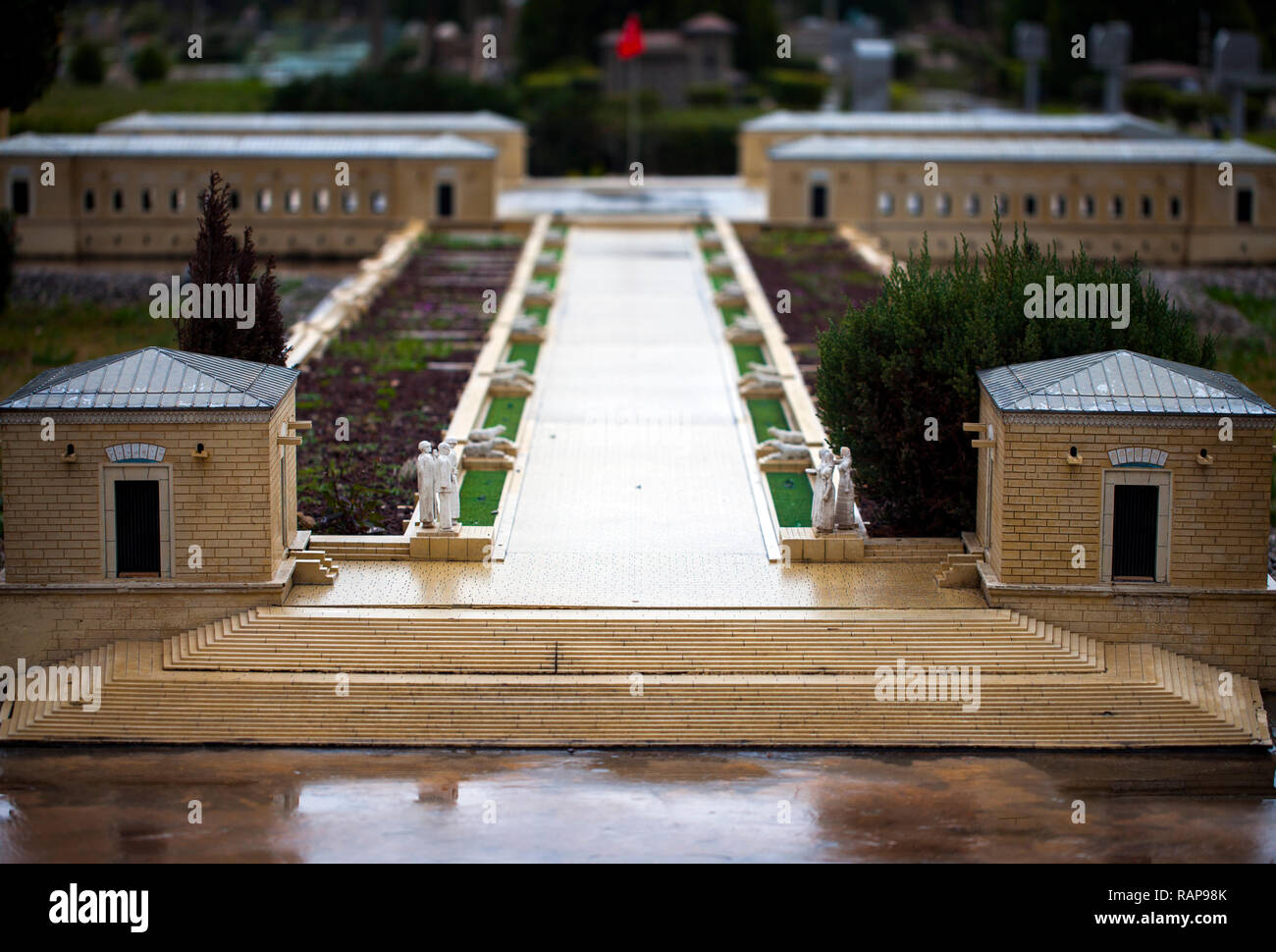 Model Art of Historical Building. The Imitation was taken from a museum ...