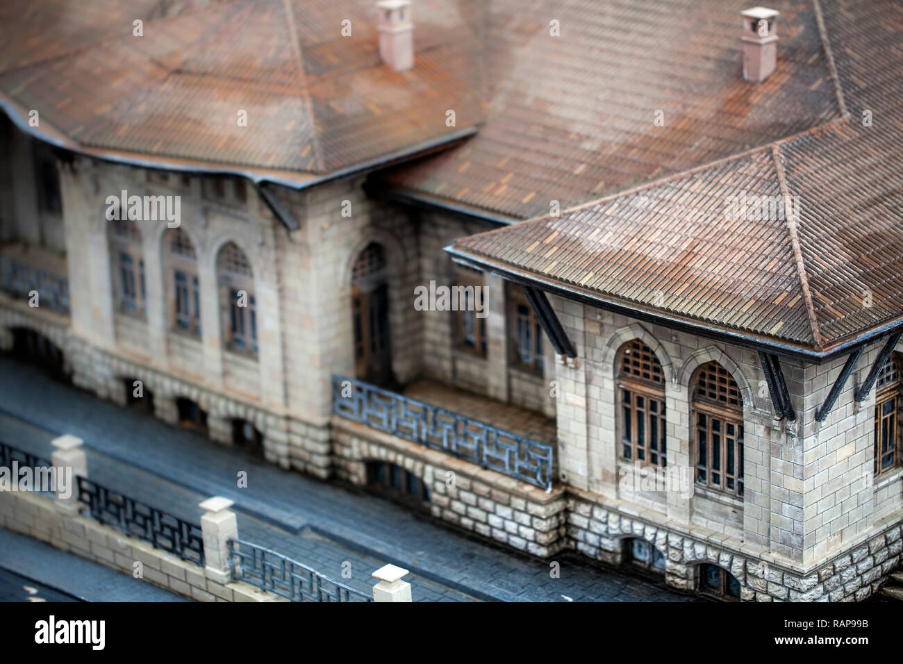Model Art of Historical Building. The Imitation was taken from a museum ...