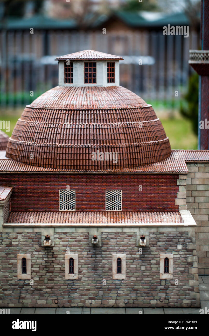 Model Art of Historical Building. The Imitation was taken from a museum ...