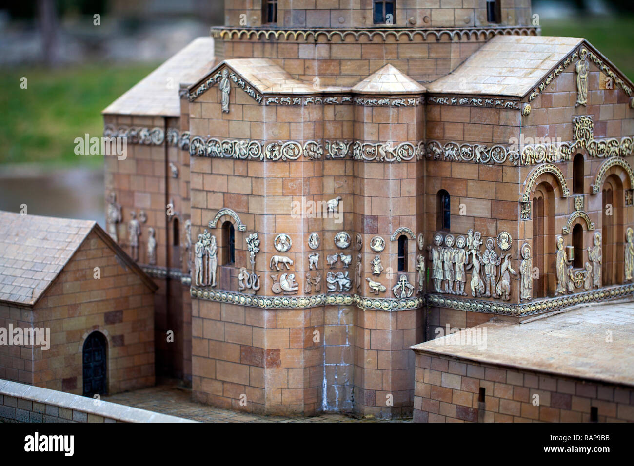 Model Art of Historical Building. The Imitation was taken from a museum ...