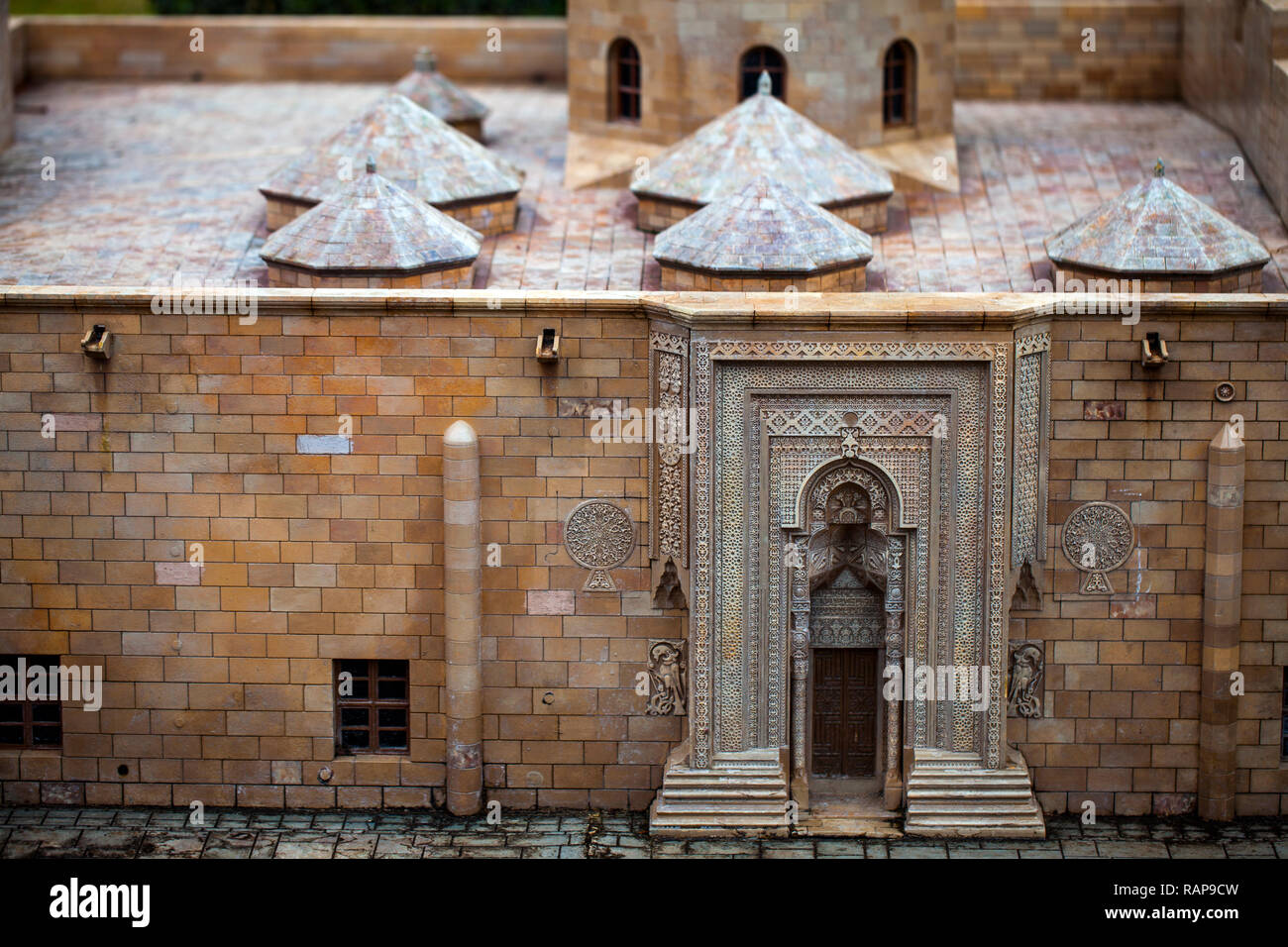 Model Art of Historical Building. The Imitation was taken from a museum ...