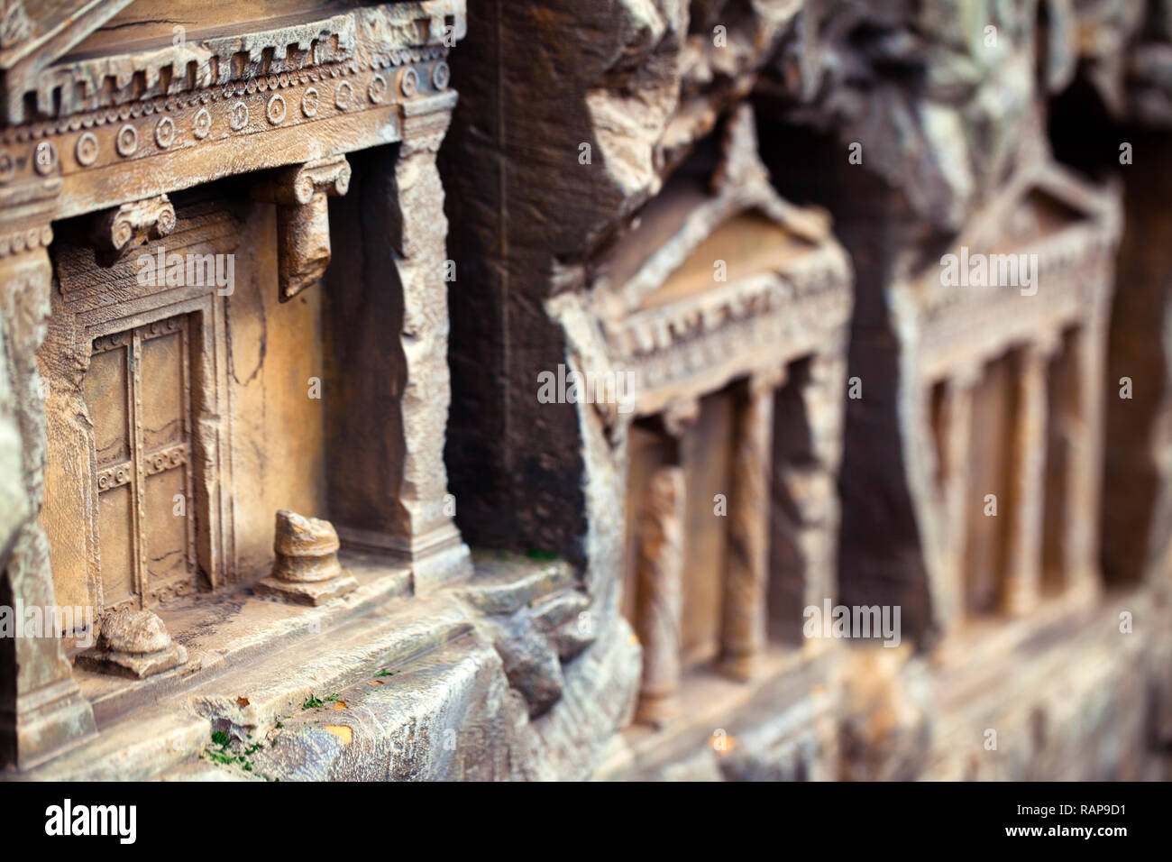 Model Art of Historical Building. The Imitation was taken from a museum ...