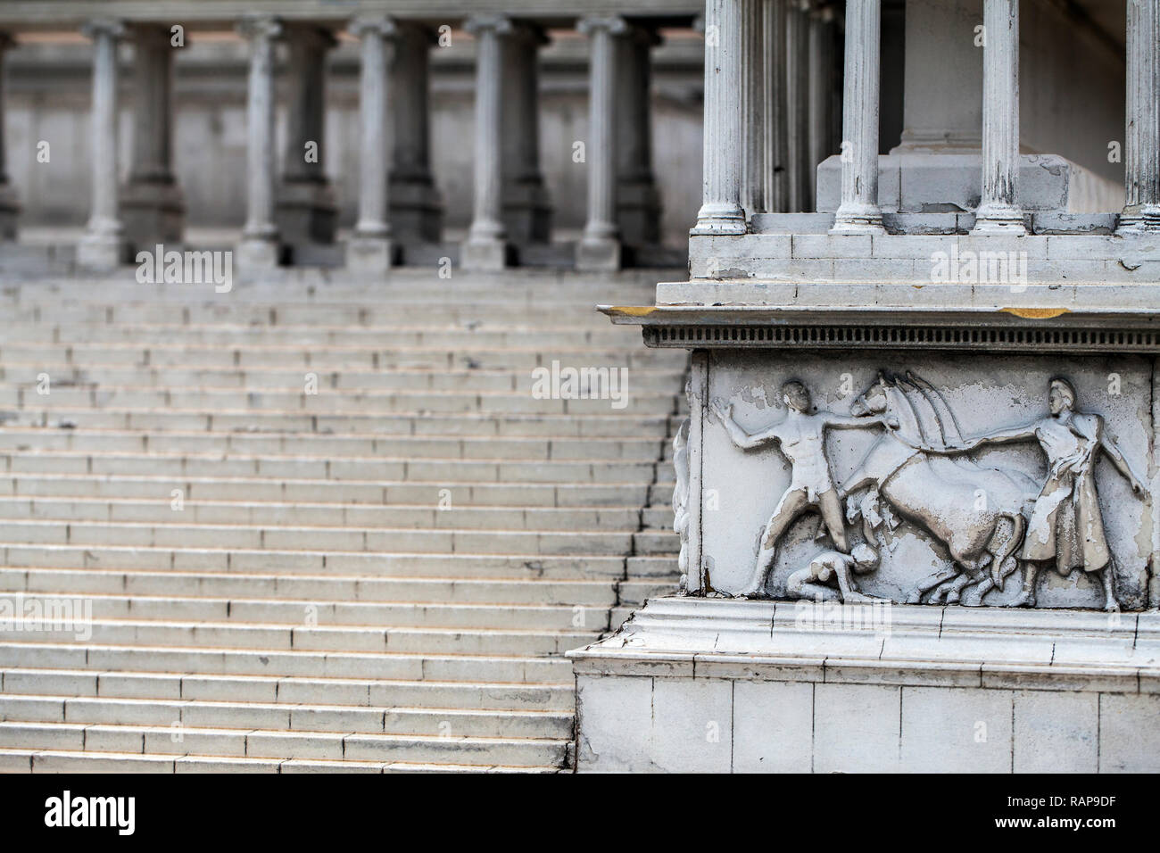 Model Art of Historical Building. The Imitation was taken from a museum ...