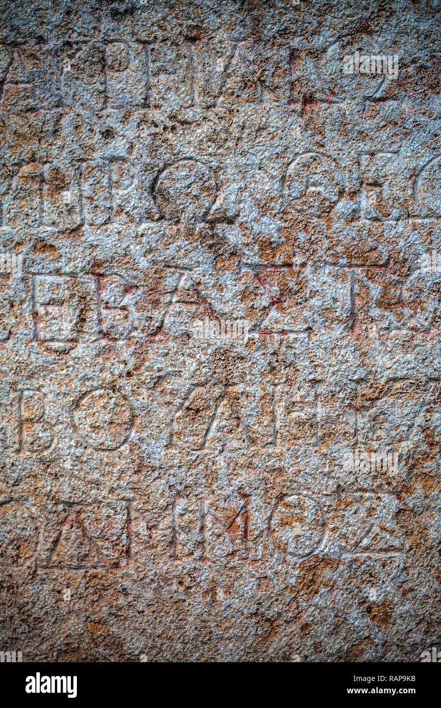 Historical Symbols Signs Alphabets of Ancient Egypt Period Stock Photo ...