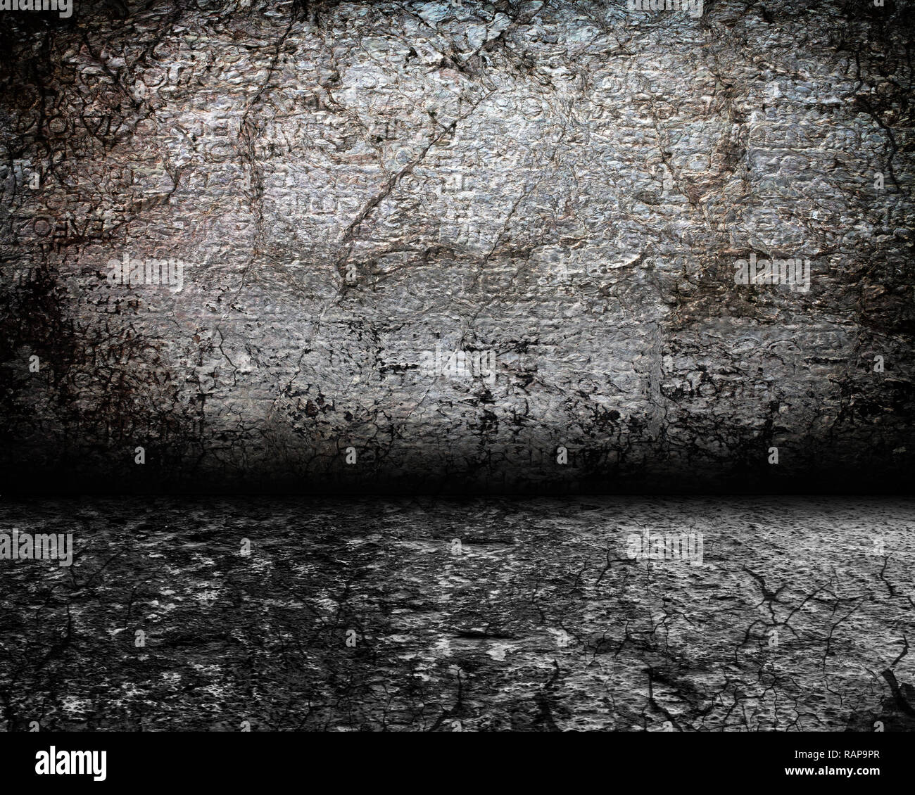 Historical Wall Antique Age Stone Interior Room Stage Background ...