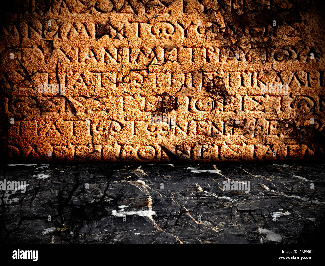 Historical Wall Antique Age Stone Interior Room Stage Background ...