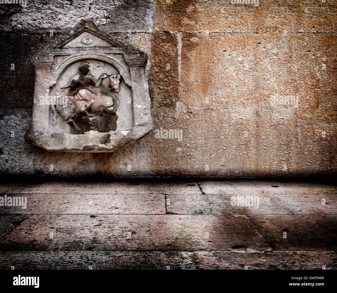 Historical Wall Antique Age Stone Interior Room Stage Background ...