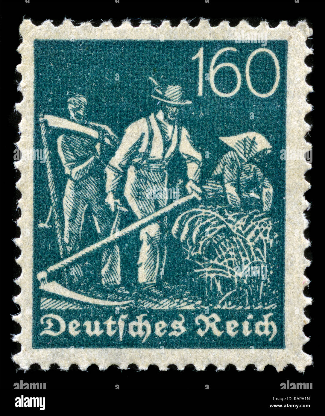 Postage stamp from the German Realm in the Definitives: Numerals ...