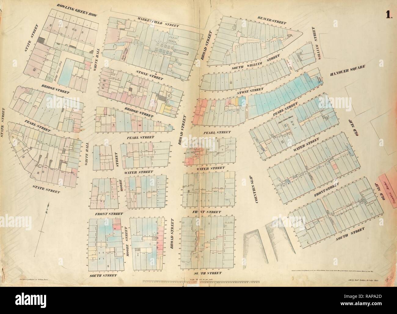 Vintage map of bowling green hi-res stock photography and images - Alamy