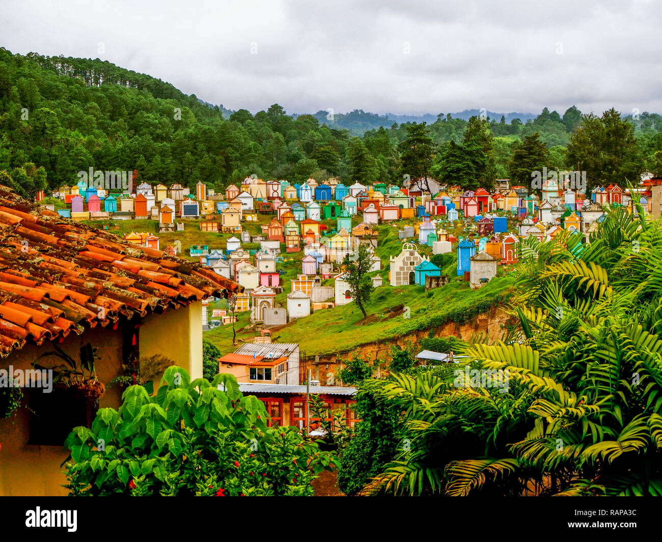 Guatemala mayan cemetery hi-res stock photography and images - Alamy