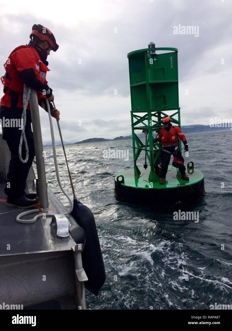 Fireman Kalani Coria, from Coast Guard Station Tillamook Bay in ...