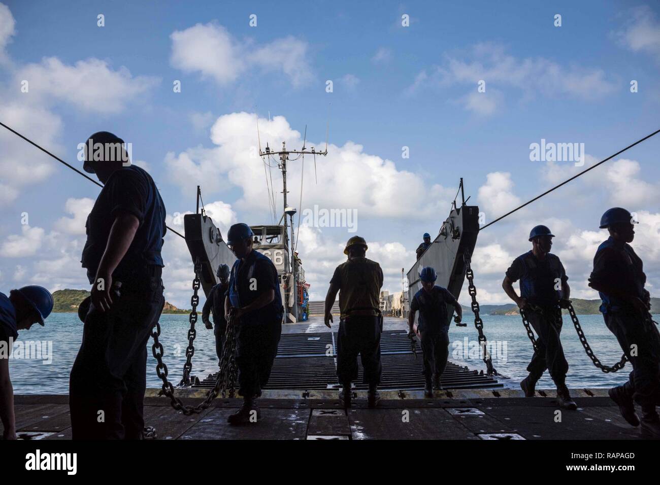 SATTAHIP, Thailand (Feb. 24, 2017) Deck department Sailors aboard the ...