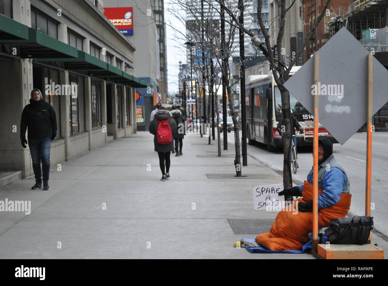 Homeless toronto hi-res stock photography and images - Alamy