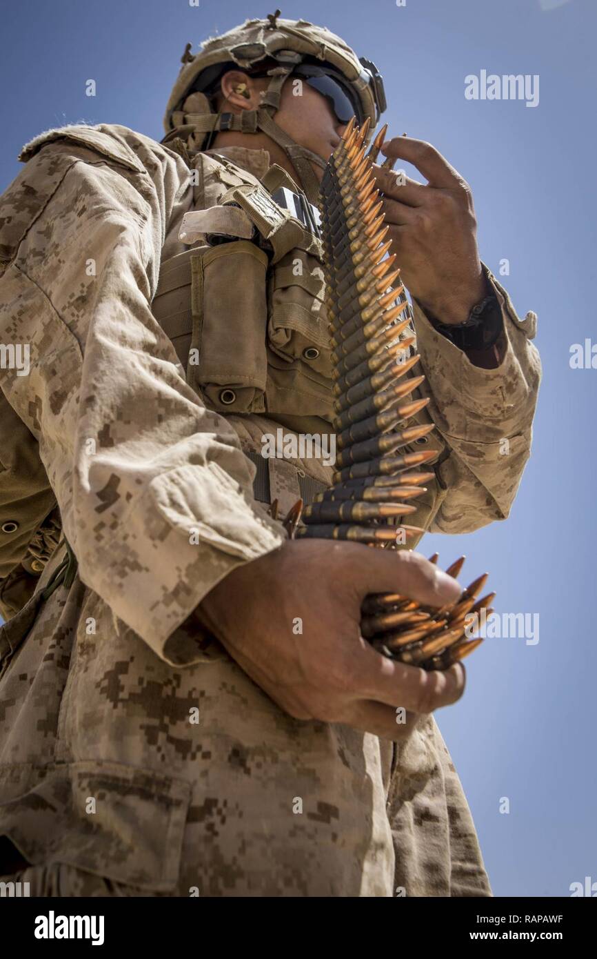 RABKUT, Oman (Feb. 20, 2017) U.S. Marine Sgt. Oscar Deng, an infantry ...
