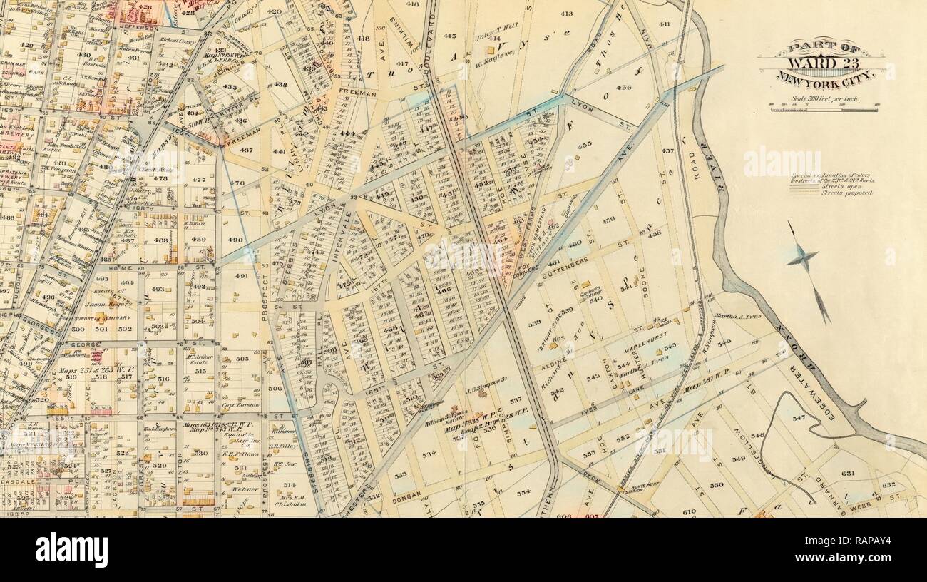 Map of clifton hi-res stock photography and images - Alamy